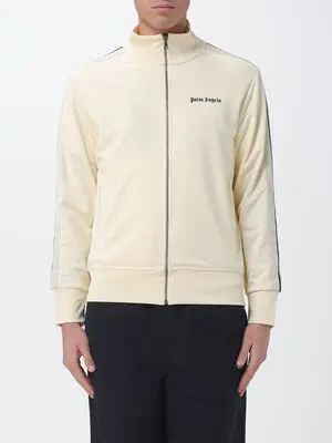 Palm Angels Acetate Zip Sweatshirt - Ivory