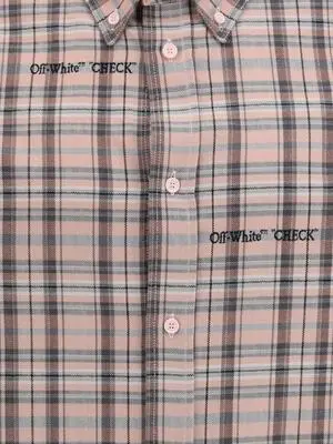 Off-White Check Cotton Shirt