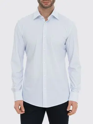 BOSS Stretch Jersey Casual Shirt - Gnawed Blue