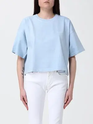 DONDUP Cotton T-shirts - Blue