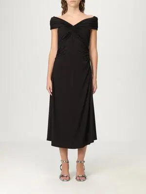 Michael Kors Off-the-shoulder Gathered Midi Dress