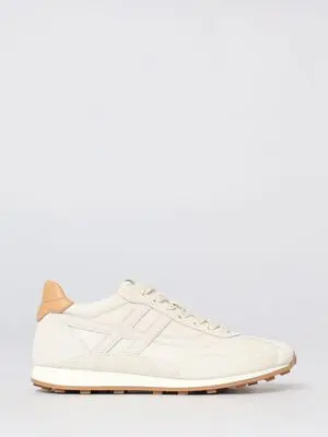 Hogan Athletic Leather Sneakers - Ivory