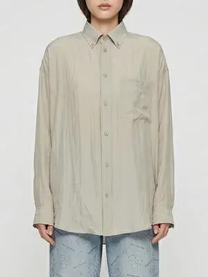 Balenciaga Cupro Shirt - Nude