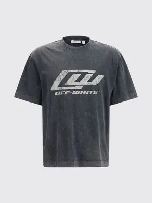 Off-White Cotton T-shirt With Logo