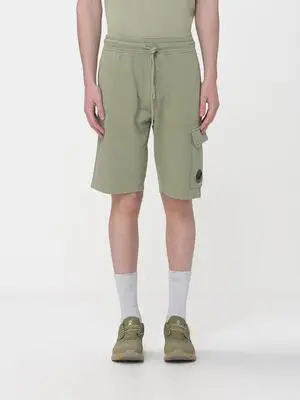 C.P. COMPANY Cotton Cargo Shorts With Drawstring - Grey 1