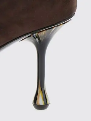 JIMMY CHOO Ixia Suede Pumps With Teardrop Heel