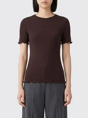 JIL SANDER Linen And Silk T-shirt Violet