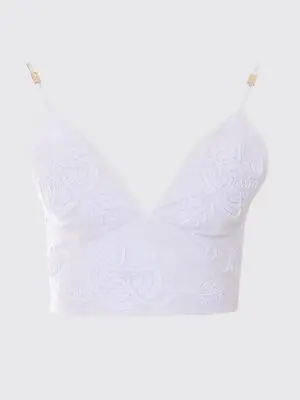 Liu Jo Cropped Cotton Poplin Top