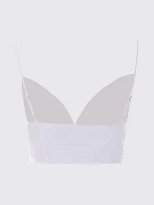 Liu Jo Cropped Cotton Poplin Top