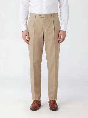 BRIGLIA 1949 Cotton Chino Trousers - Brown