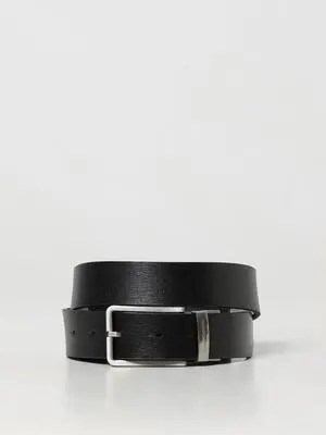 Armani Exchange Leather Belt - Black
