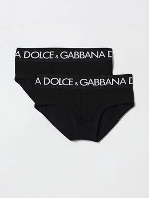 Dolce & Gabbana Set Of 2 Stretch Cotton Briefs - Black