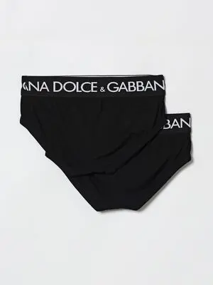 Dolce & Gabbana Set Of 2 Stretch Cotton Briefs - Black