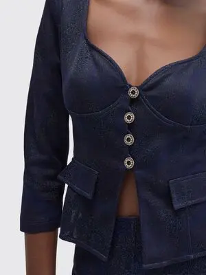 MARGHERITA MACCAPANI Vinnie Top In Viscose And Cotton Blend
