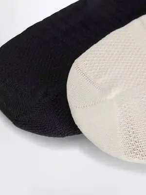 WALES BONNER Y-3 X Ribbed Cotton Socks With Jacquard Logo
