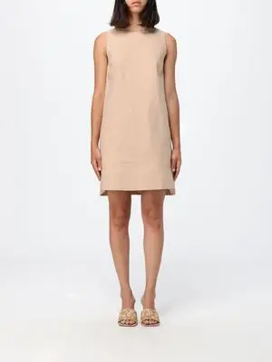 SEMICOUTURE Sleeveless Dress - Beige
