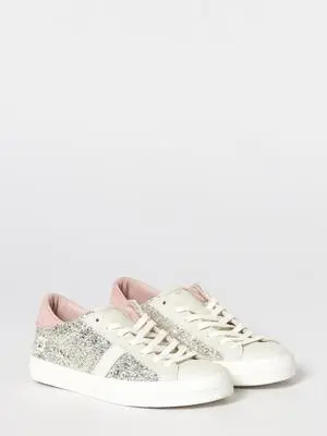 D.a.t.e. Hill Sneakers In Suede And Glitter
