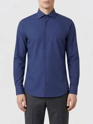 TINTORIA MATTEI 954 Classic Twill Shirt - Blue