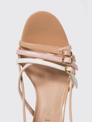 TWINSET Faux Leather Sandals