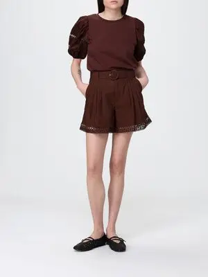 TWINSET Cotton Shorts With Belt