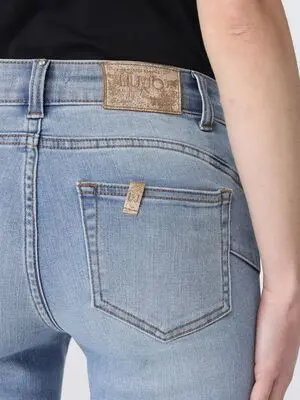 Liu Jo Cropped Fit Stretch Denim Jeans - Blue 1