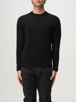 DRUMOHR Crew Neck Fine Knit Jumper - Brown