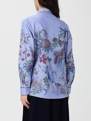 Etro Cotton Shirt With Paisley Print