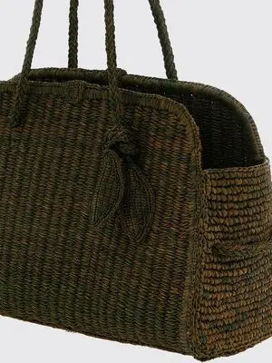 Jacquemus Le Turismo Woven Raffia Bag - Green