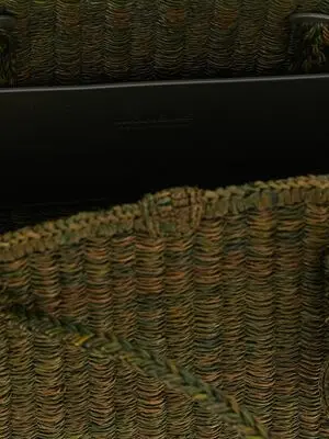 Jacquemus Le Turismo Woven Raffia Bag - Green