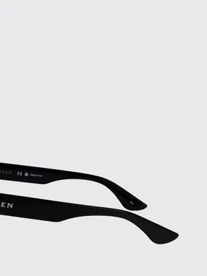 Alexander McQueen Tortoiseshell D Frame Sunglasses - Black