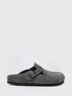 BIRKENSTOCK Boston Suede Clogs With Adjustable Strap
