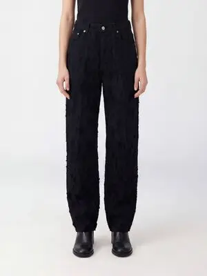 HAIKURE Distressed Denim Wide-leg Jeans - Grey