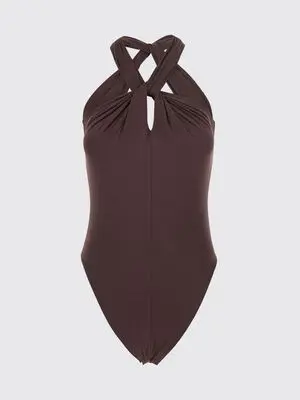Federica Tosi Polyamide One Piece Swimsuit - Brown