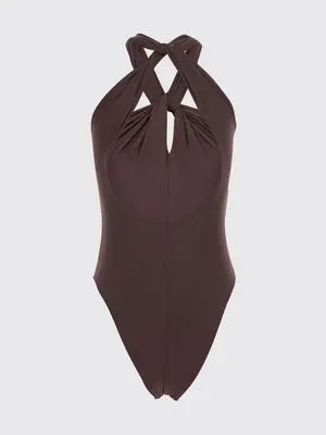 Federica Tosi Polyamide One Piece Swimsuit - Brown