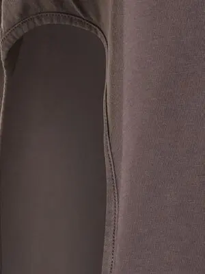 Rick Owens Cut-out Cotton T-shirt
