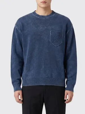 Dsquared2 Cotton Blend Crew Neck Pullover - Navy