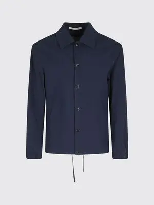 PAOLO PECORA Cotton Seersucker Shirt Jacket - Blue
