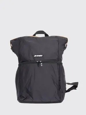K-WAY The Maizy Nylon Backpack With Logo - Black