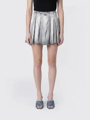 DIESEL® Oval D Lyocell Skirt - Grey