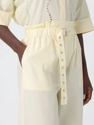 Liu Jo Slim Fit Cotton Pants - Yellow