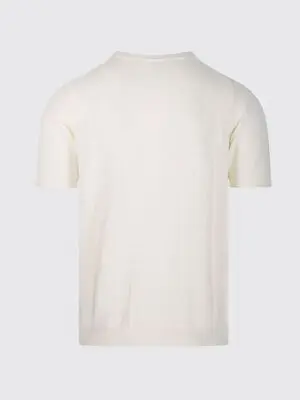 ROBERTO COLLINA Crewneck Short Sleeve Jumper - White