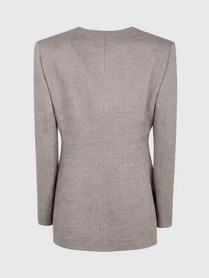 Giorgio Armani Double-breasted Linen Blazer