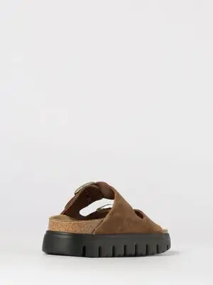BIRKENSTOCK Arizona Pap Flex Platform Sandals In Suede