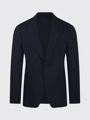 LARDINI Single-breasted Virgin Wool Blazer