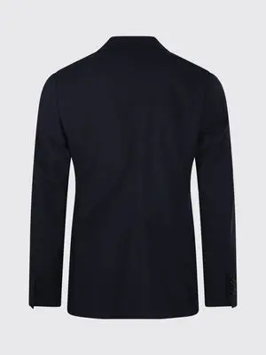 LARDINI Single-breasted Virgin Wool Blazer