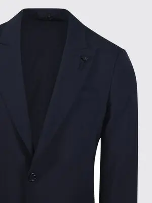 LARDINI Single-breasted Virgin Wool Blazer