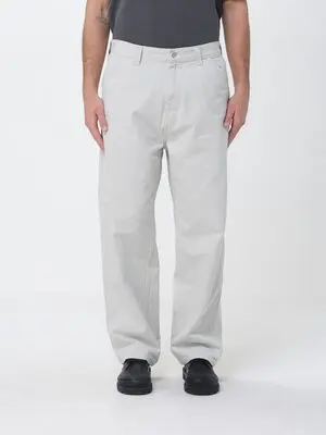 Carhartt Work In Progress Cotton Wide-leg Trousers - Grey