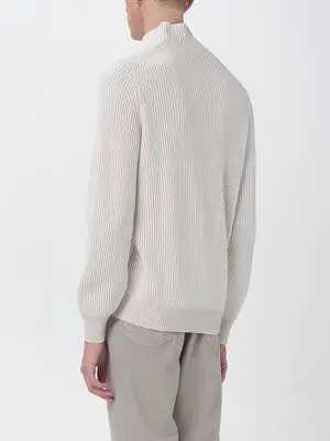 Brunello Cucinelli High Neck Pure Cashmere Sweater - Sand