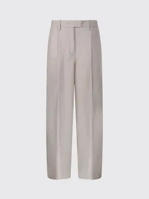 THELATEST High Waisted Wide Leg Trousers - Beige