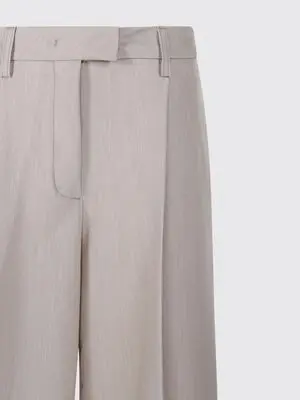 THELATEST High Waisted Wide Leg Trousers - Beige